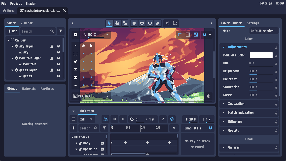 Project page - PixelOver Manual