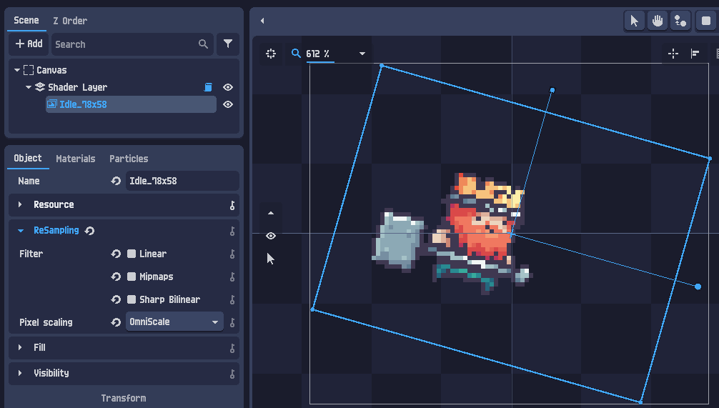 First steps with 2D - PixelOver Manual